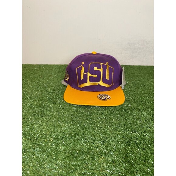 Cap Boy | Accessories | Vintage Lsu Tigers Hat Cap Snap Back Purple ...